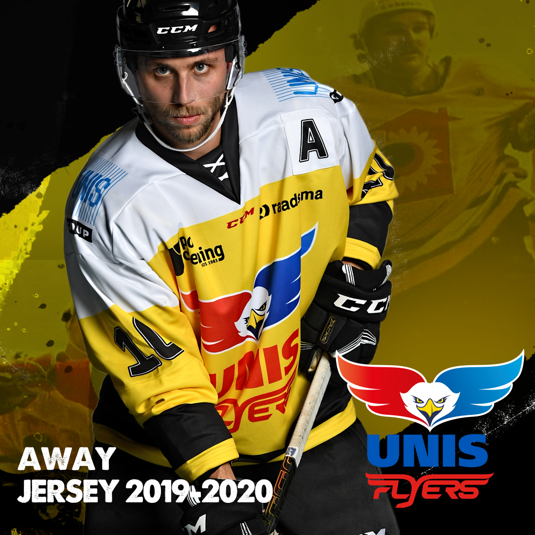 UNIS Flyers speelt thuis in blauw en uit in geel!