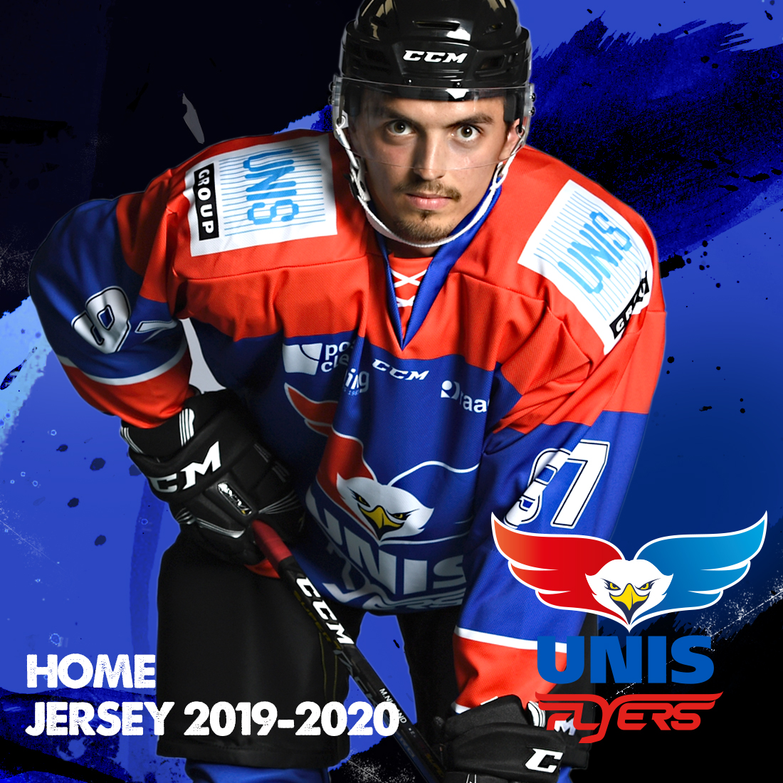 UNIS Flyers speelt thuis in blauw en uit in geel!